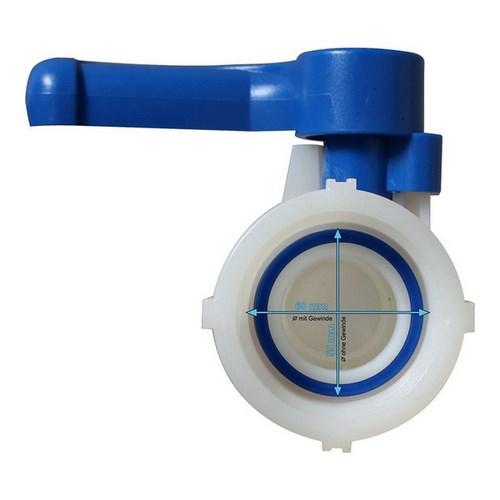 VANNE PLAST CUVE 1000L D60MM, DESVAUX : VANNE PLAST CUVE 1000L D60MM ...